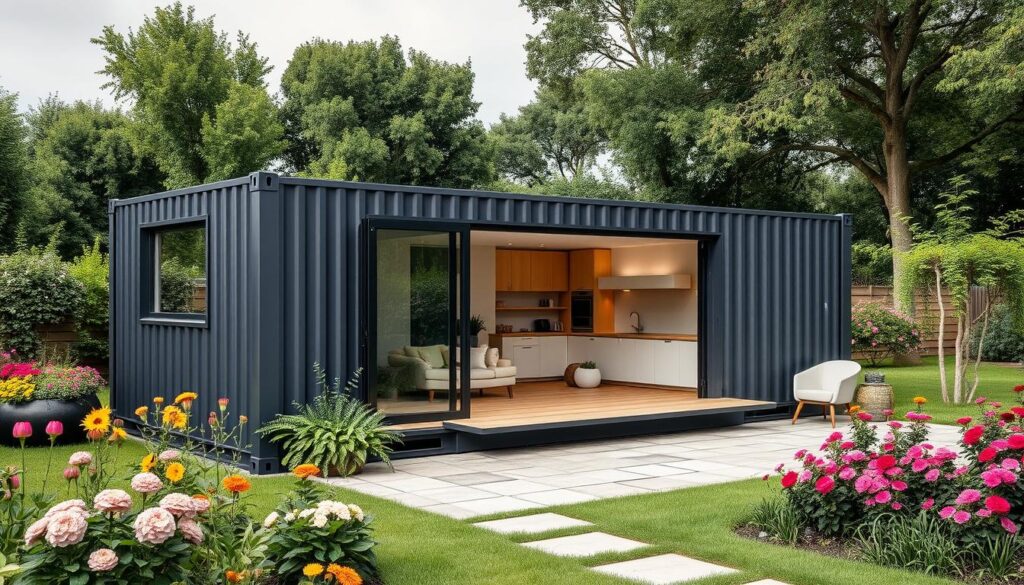Container-Gartenhaus: Modern und fl Gartenhaus-Blog